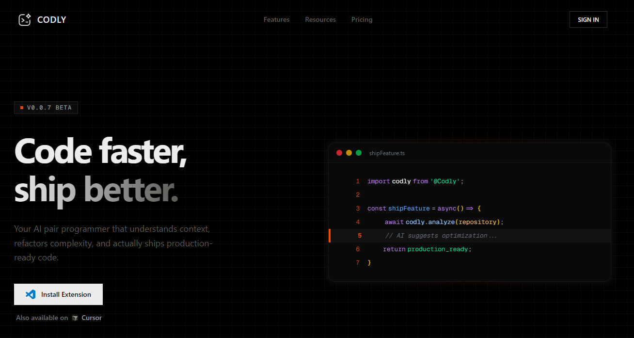 Codly - AI Powered Coding Agent